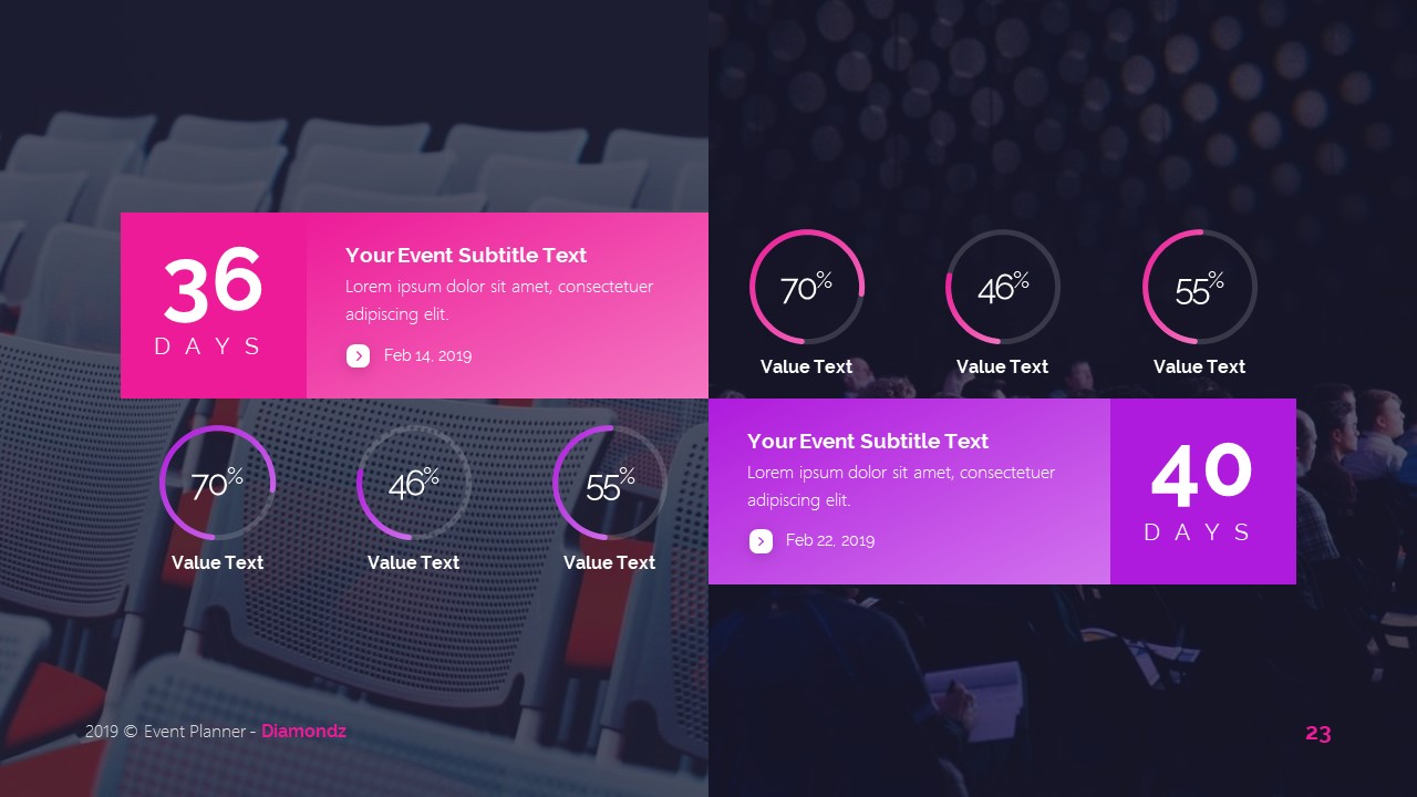 Diamondz Event Planner Keynote Presentation Template, Presentation ...