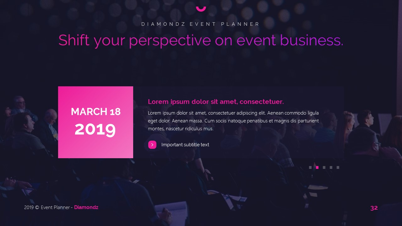 Diamondz Event Planner Keynote Presentation Template, Presentation ...