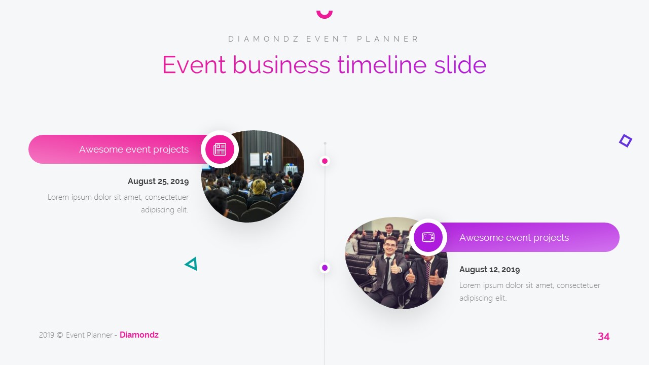 Diamondz Event Planner Keynote Presentation Template, Presentation ...