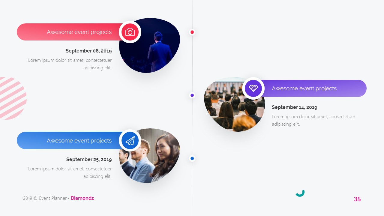 Diamondz Event Planner Keynote Presentation Template, Presentation ...