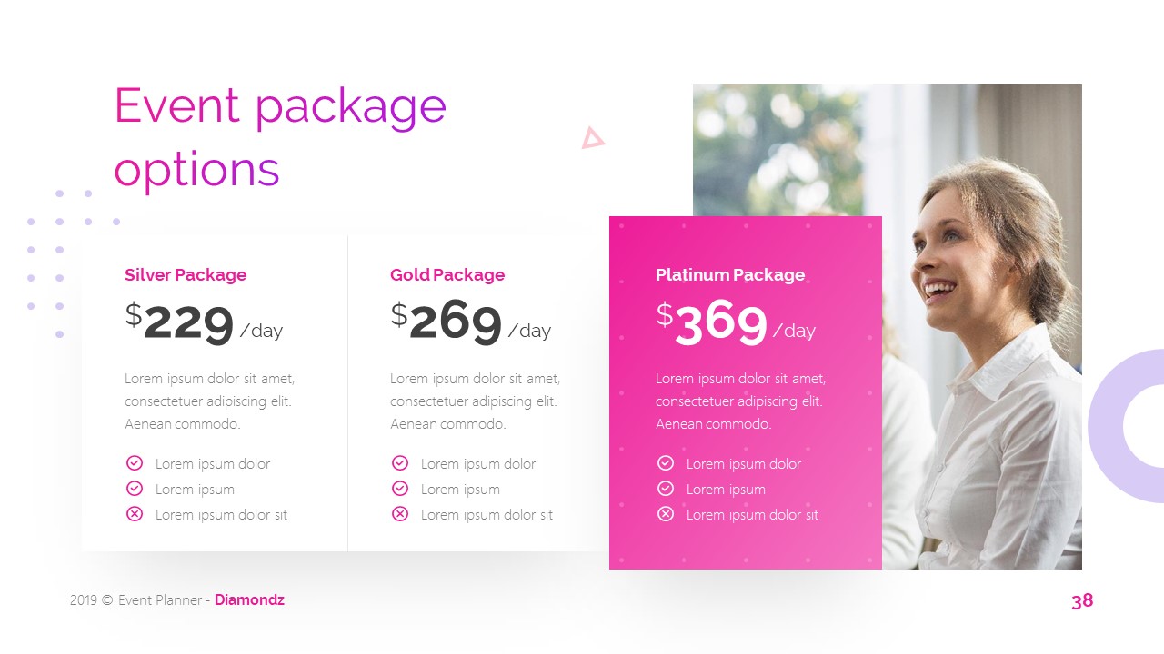 Diamondz Event Planner Keynote Presentation Template, Presentation ...