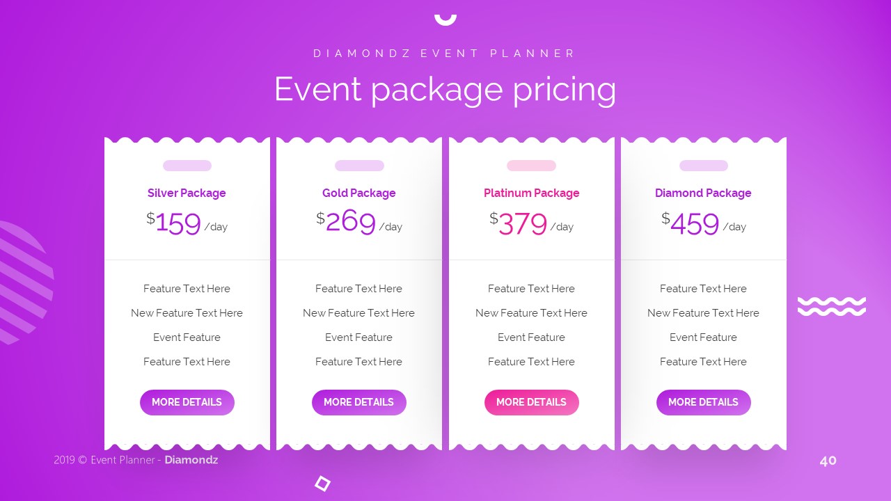 Diamondz Event Planner Keynote Presentation Template, Presentation ...