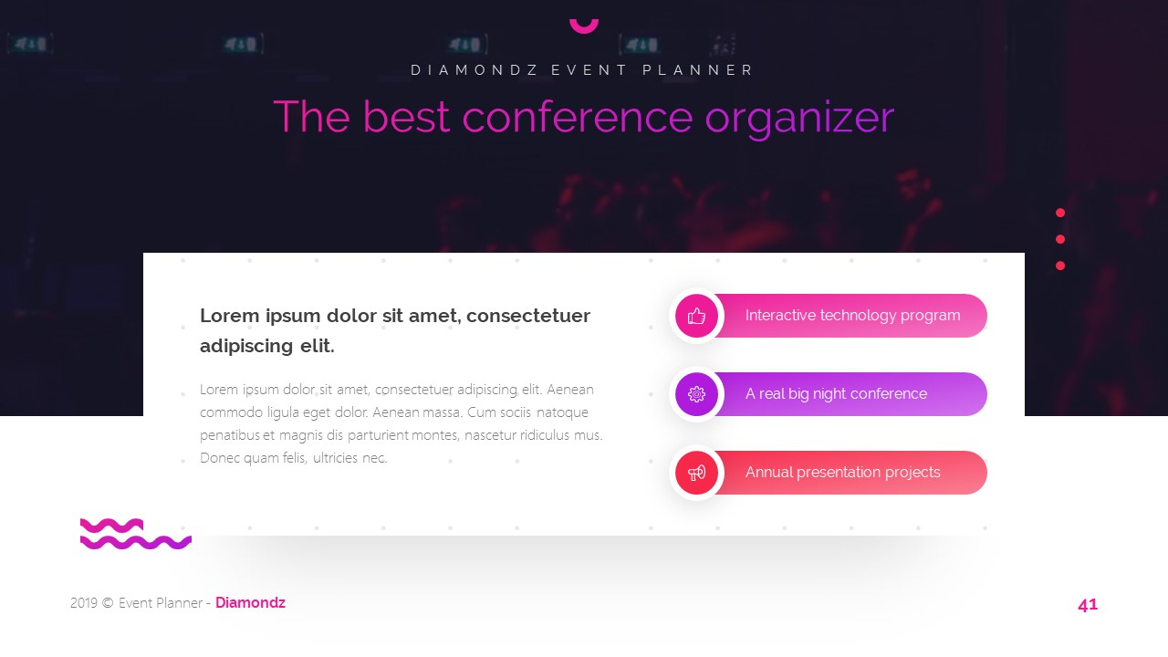 Diamondz Event Planner Keynote Presentation Template, Presentation ...