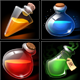 RPG Potion Icons, Game Assets | GraphicRiver
