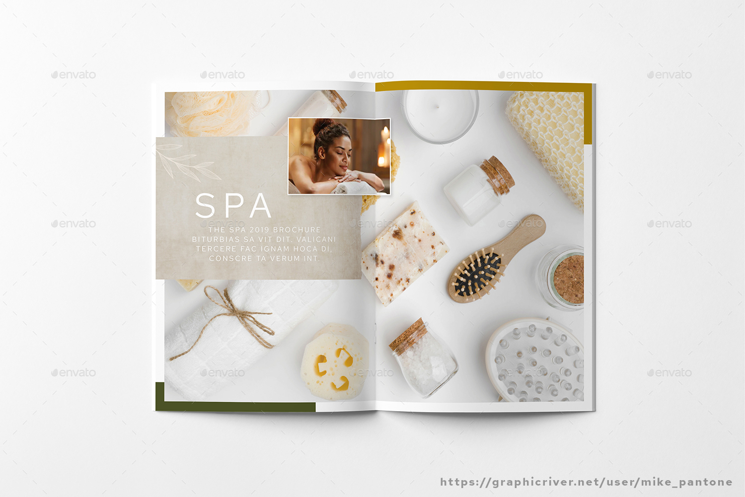 Spa and Clinic 2019 Menu Booklet Brochure, Print Templates | GraphicRiver