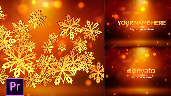 Snowflakes Logo - Premiere Pro, Premiere Pro Templates | VideoHive