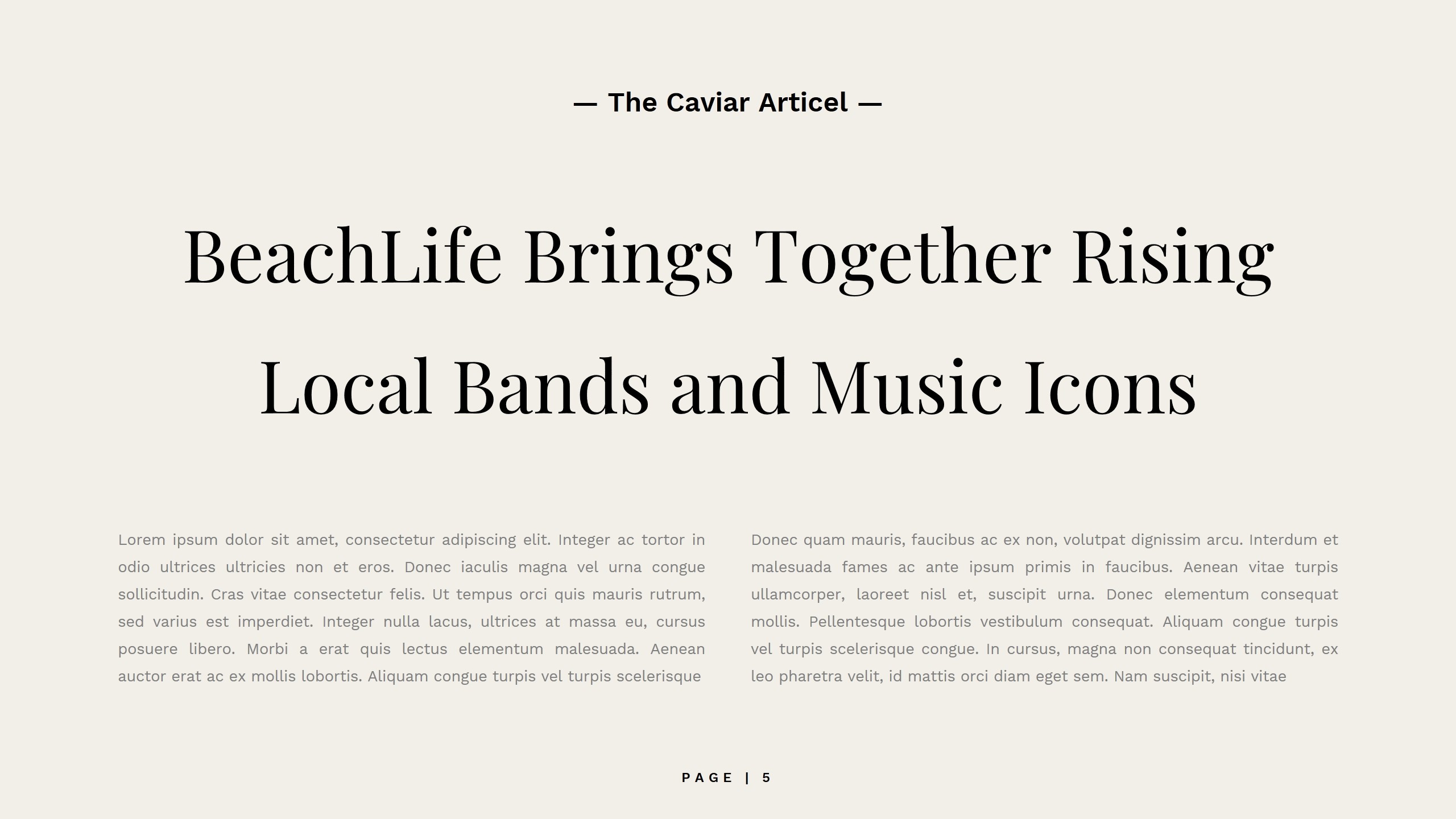 Caviar Powerpoint, Presentation Templates | GraphicRiver