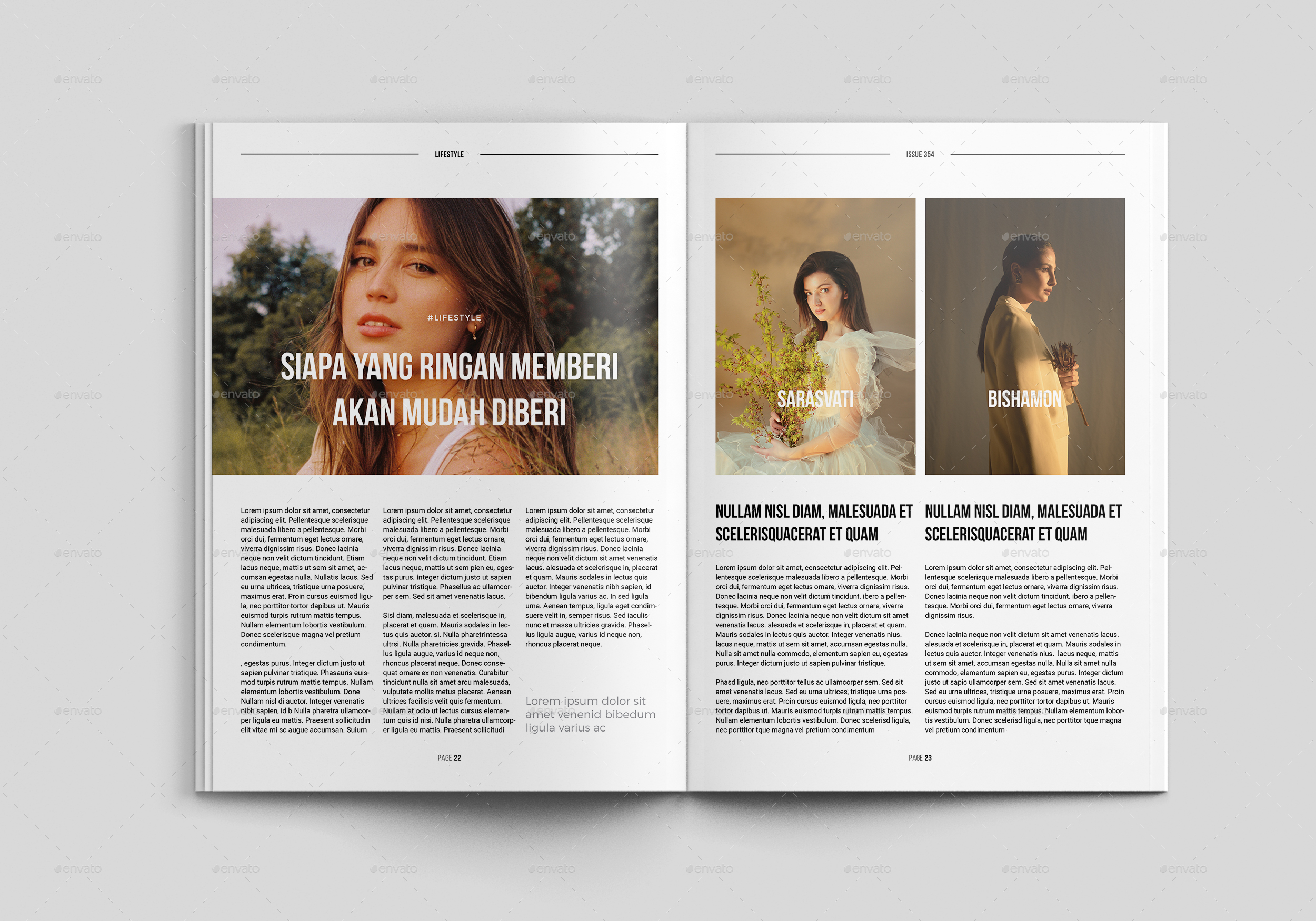 Lifestyle Magazine Template, Print Templates | GraphicRiver
