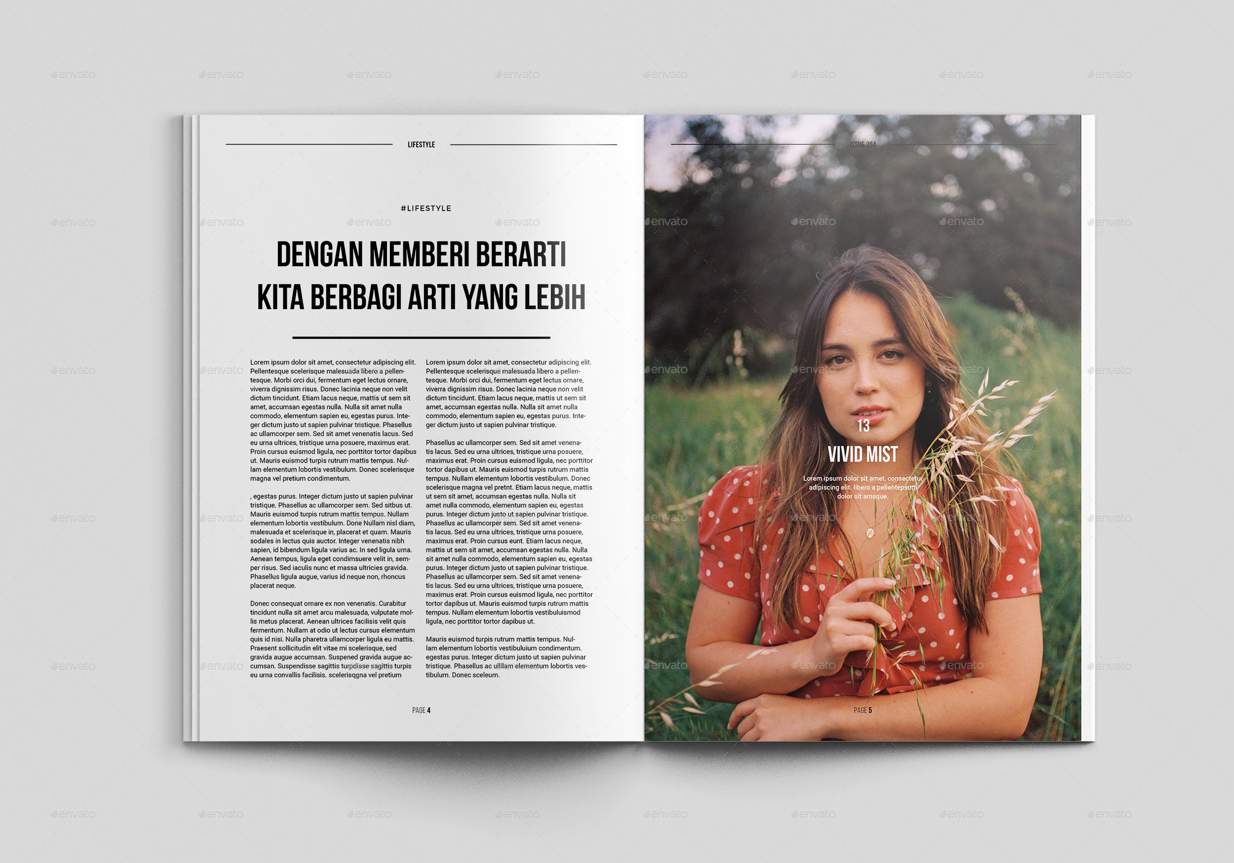 Lifestyle Magazine Template, Print Templates | GraphicRiver