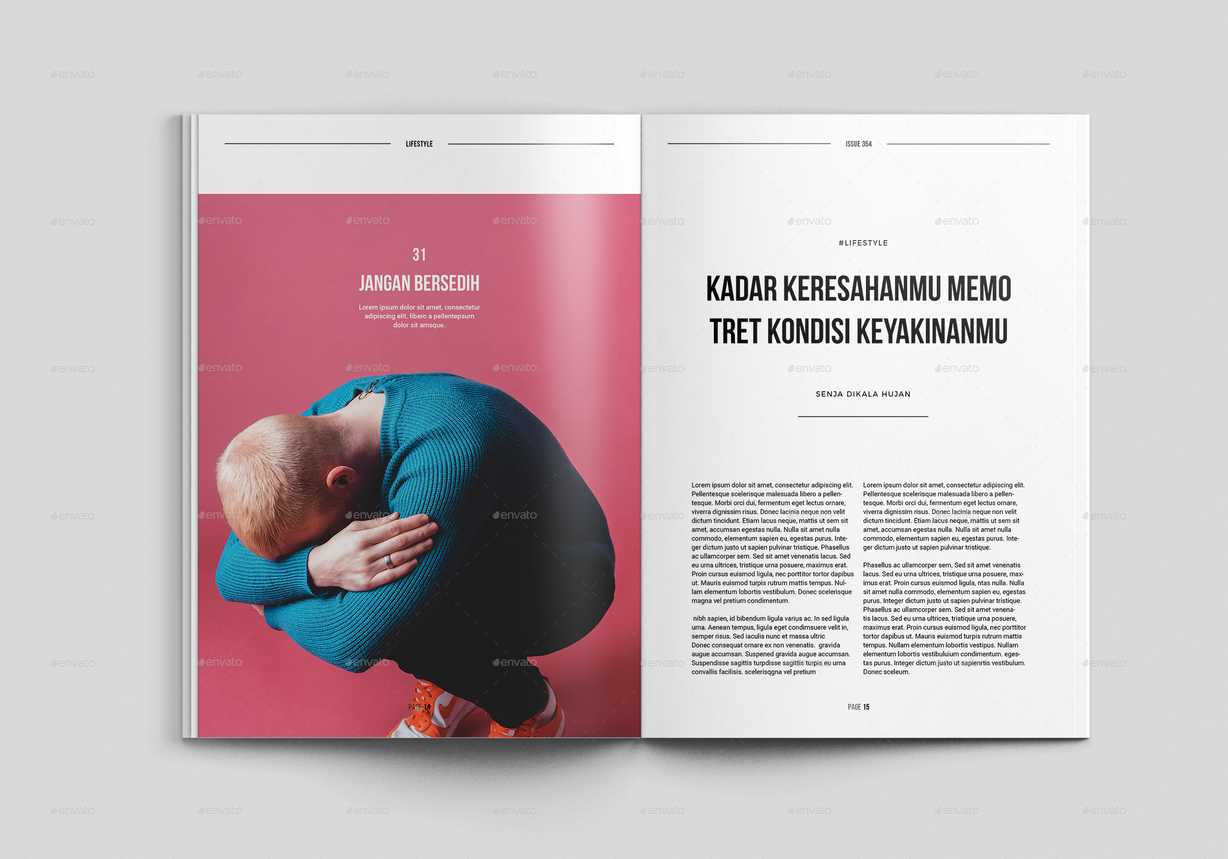 Lifestyle Magazine Template, Print Templates | GraphicRiver