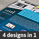 4in1 Multibusiness Flyer, Print Templates | GraphicRiver