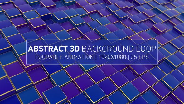 Abstract 3D Background Loop, Motion Graphics | VideoHive