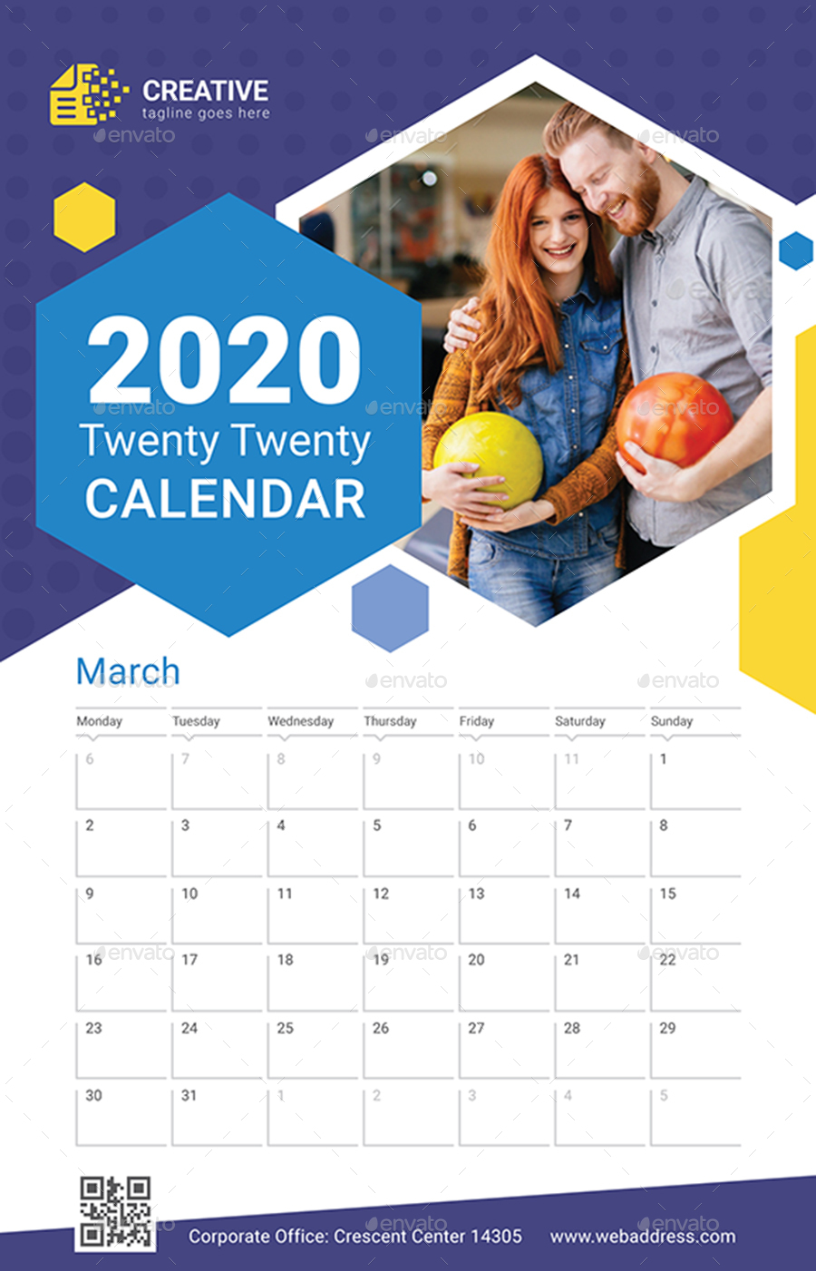 Poster Calendars 2020, Print Templates | GraphicRiver