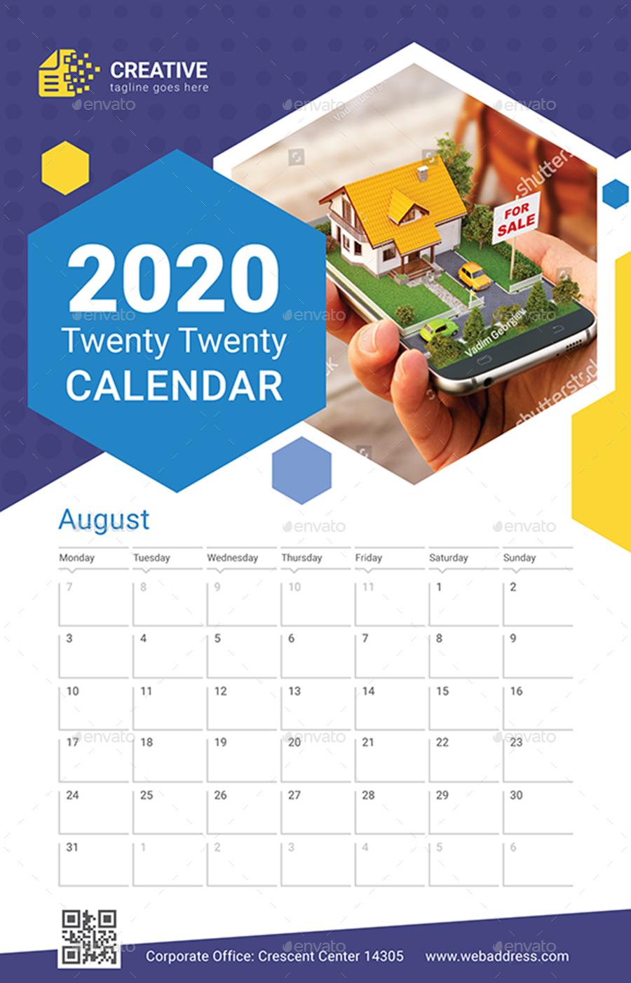 Poster Calendars 2020, Print Templates | GraphicRiver