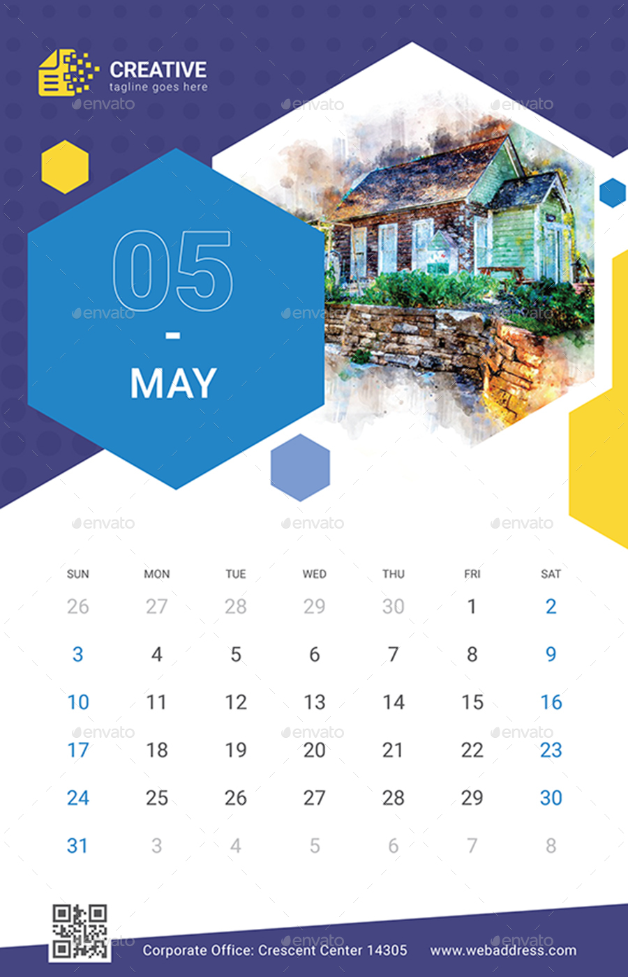 Poster Calendars 2020, Print Templates | GraphicRiver