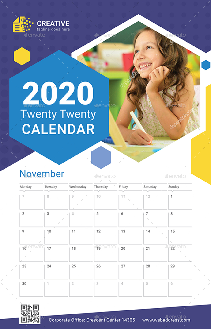 Poster Calendars 2020, Print Templates | GraphicRiver