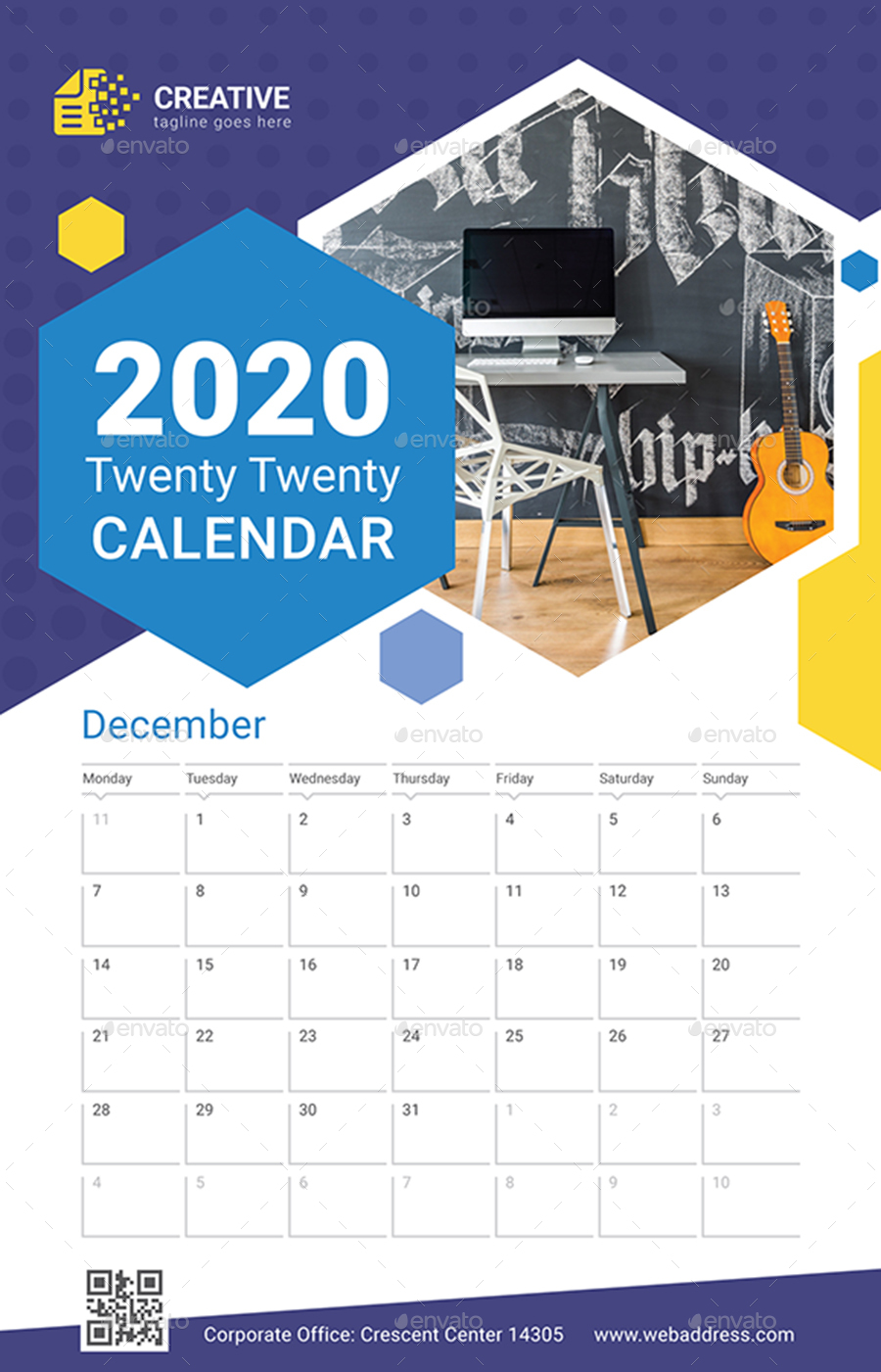 Poster Calendars 2020, Print Templates | GraphicRiver