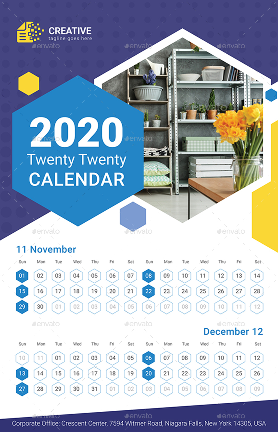 Poster Calendars 2020, Print Templates | GraphicRiver