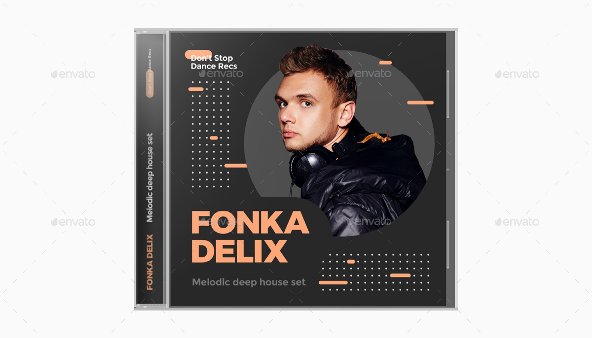 Modern DJ Mix / Album CD Cover Artwork Template, Print Templates ...