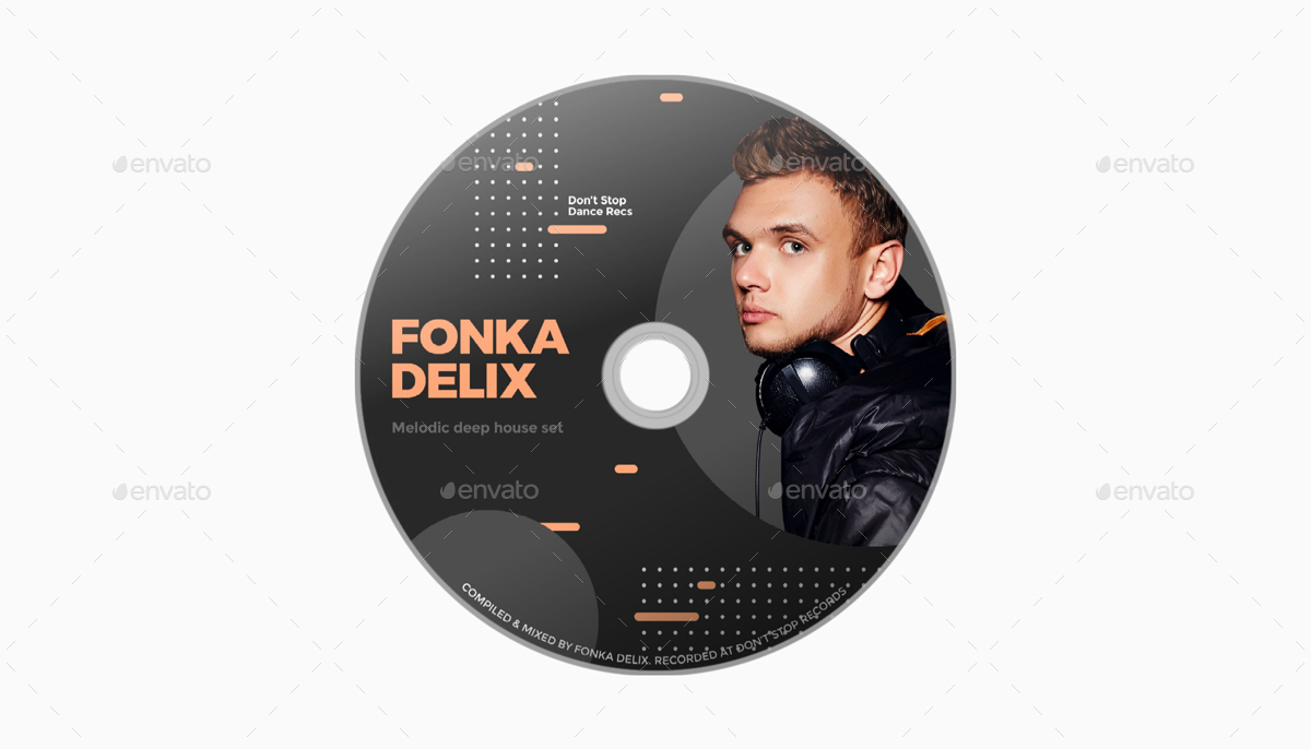 Modern DJ Mix / Album CD Cover Artwork Template, Print Templates ...