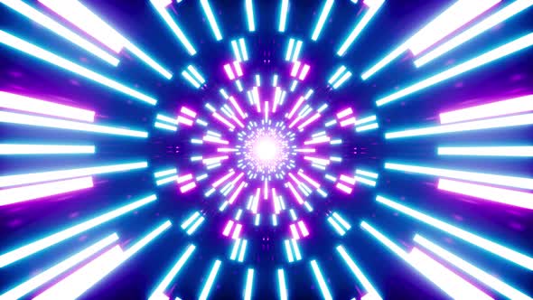 Shining Geometric Neon Light Beam Vj Loops, Motion Graphics | VideoHive