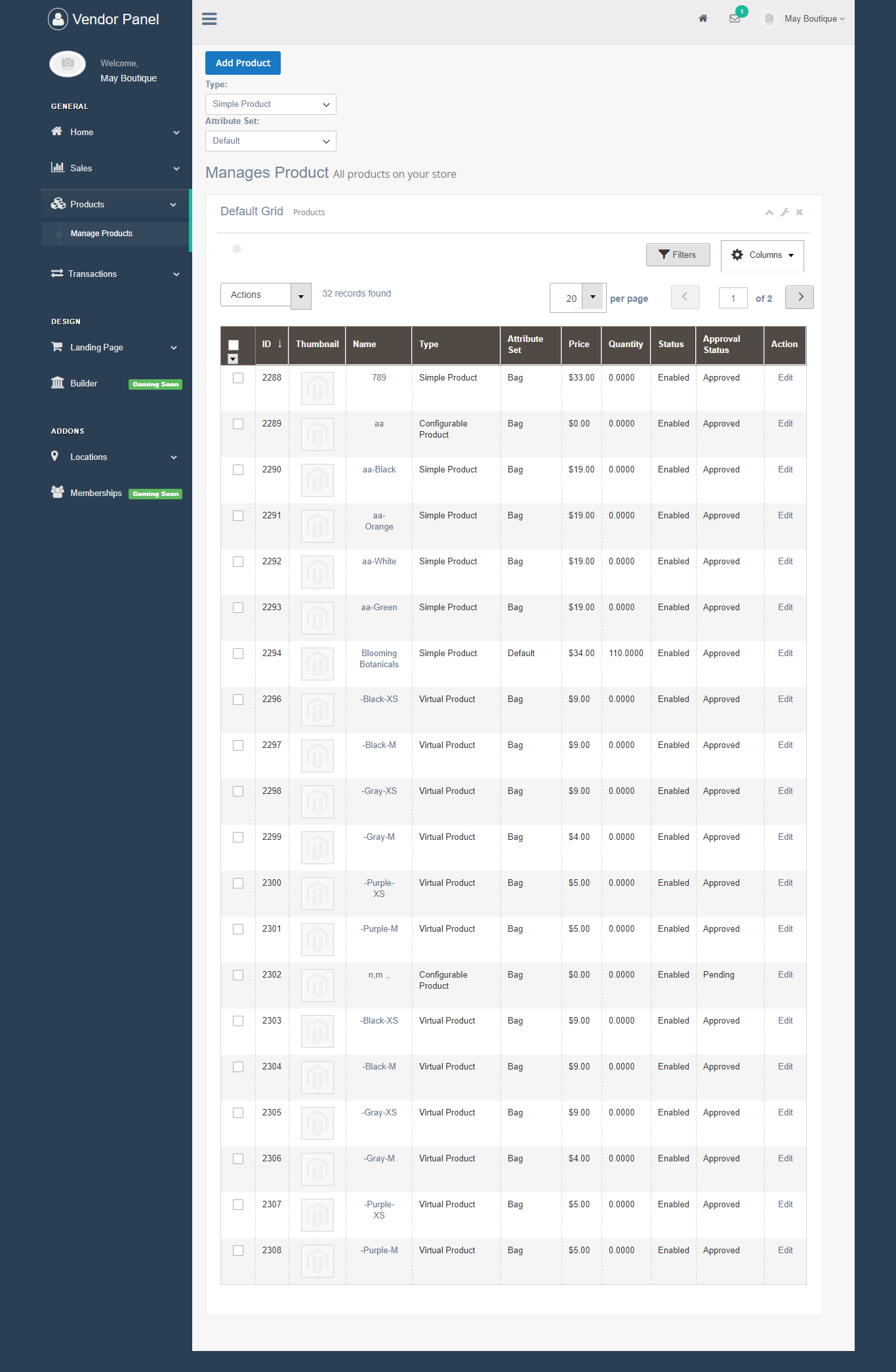 Magento 2 Marketplace Multi Vendor Module by truemart | CodeCanyon