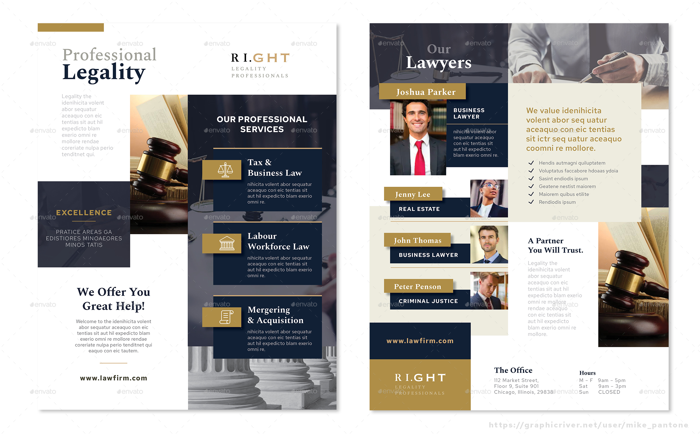 Legality Service Flyers – 4 Options, Print Templates | GraphicRiver