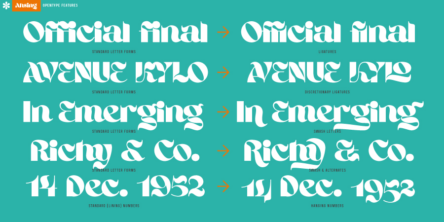 Ahsing, Fonts | GraphicRiver