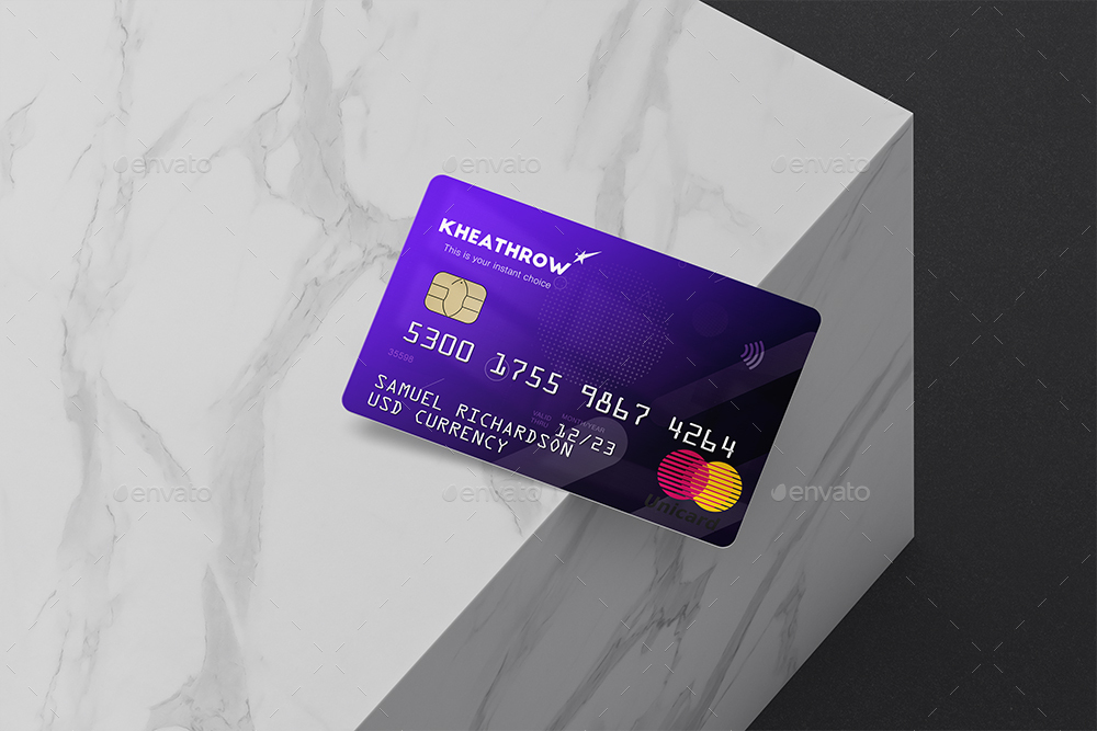 Credit / Debit Card Mock-Ups Vol.1, Graphics | GraphicRiver