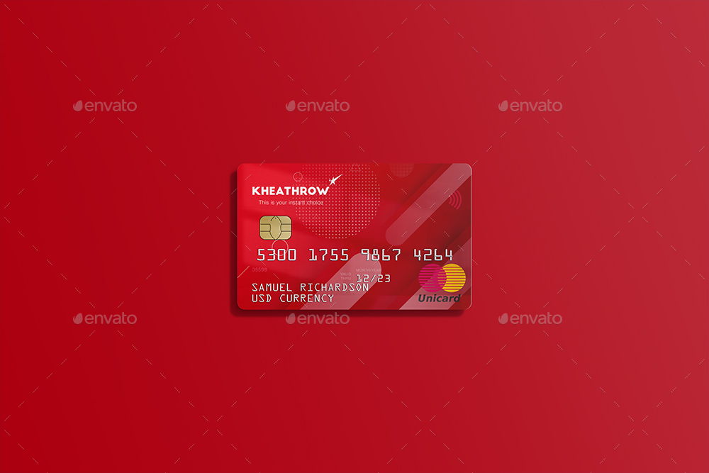 Credit / Debit Card Mock-Ups Vol.1, Graphics | GraphicRiver