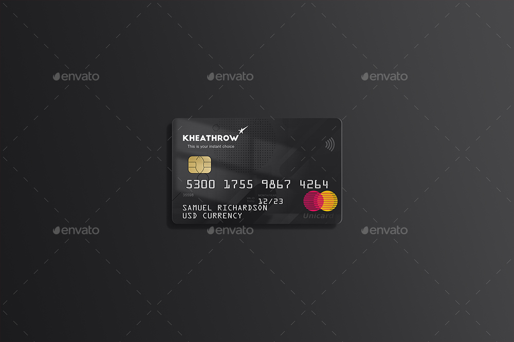 Credit / Debit Card Mock-Ups Vol.1, Graphics | GraphicRiver