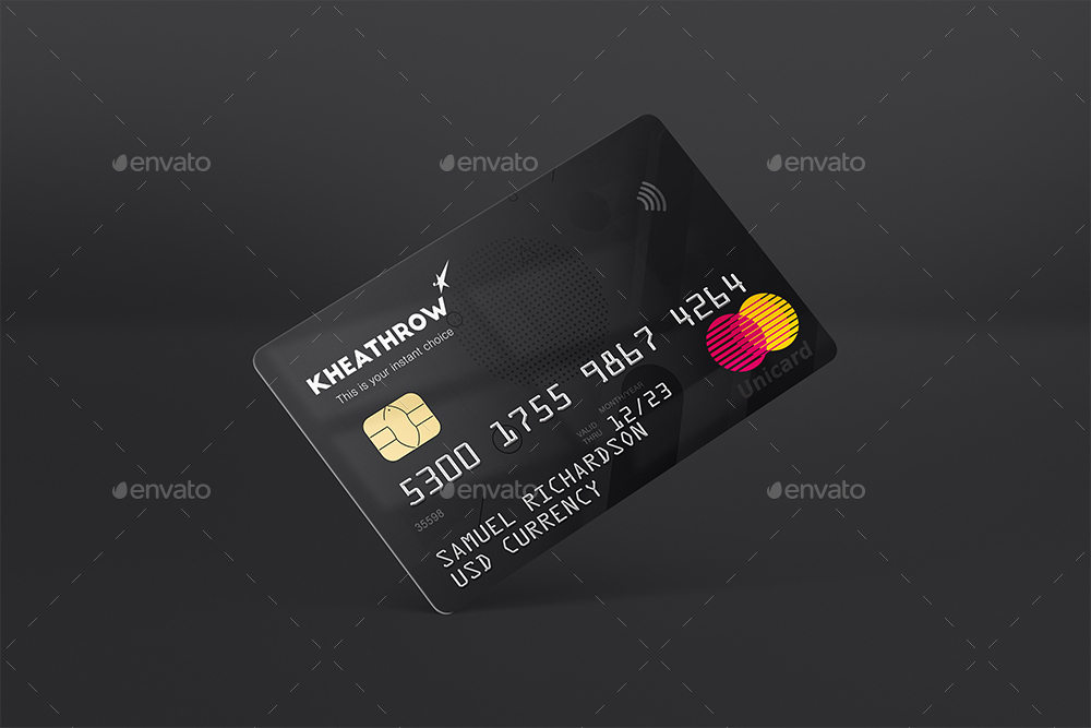 Credit / Debit Card Mock-Ups Vol.1, Graphics | GraphicRiver