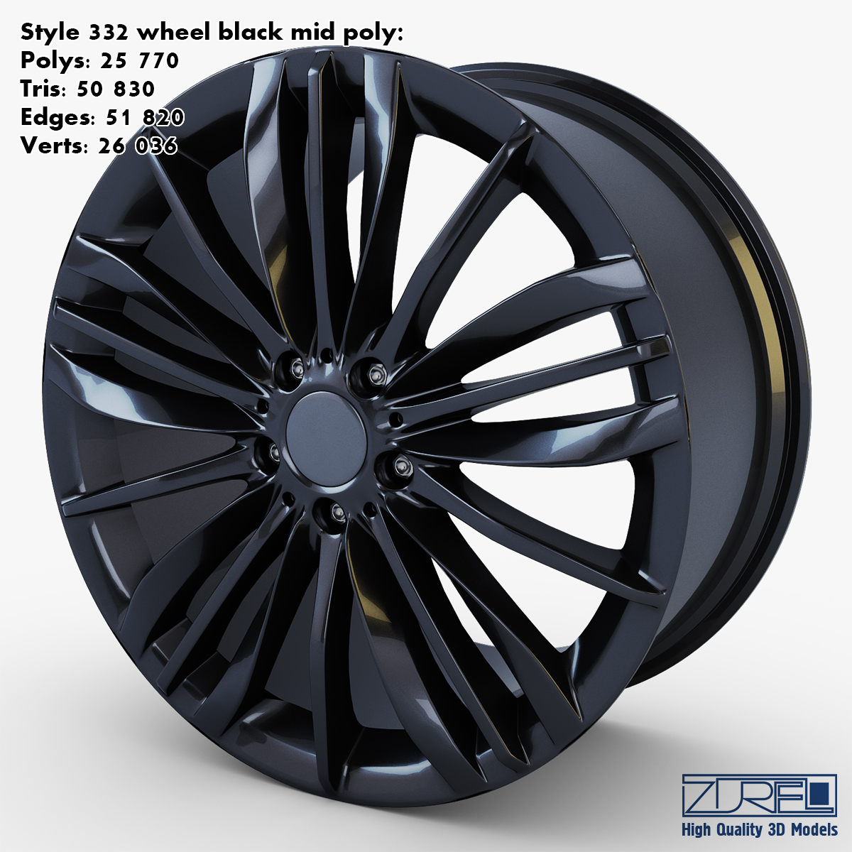 Car Rim Wheel Collection volume 1 by Zurel | 3DOcean