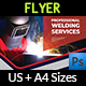 Welding Services Flyer Template, Print Templates | GraphicRiver