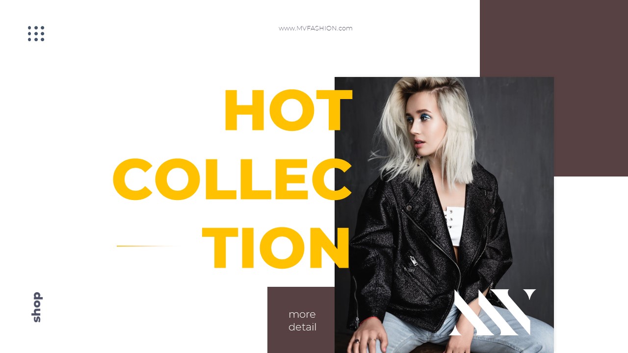 MV Clothes Creative Fashion Keynote Presentation Template by RRgraph