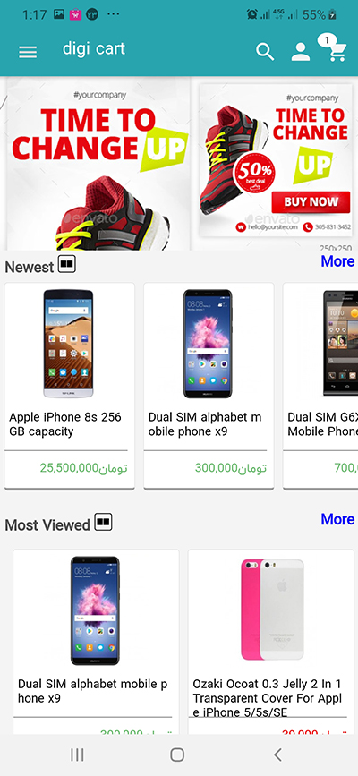 Opencart mobile app ionic with source code and opencart module for iOS , android and pwa by ...