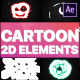 2D Cartoon Elements | After Effects, After Effects Project Files ...