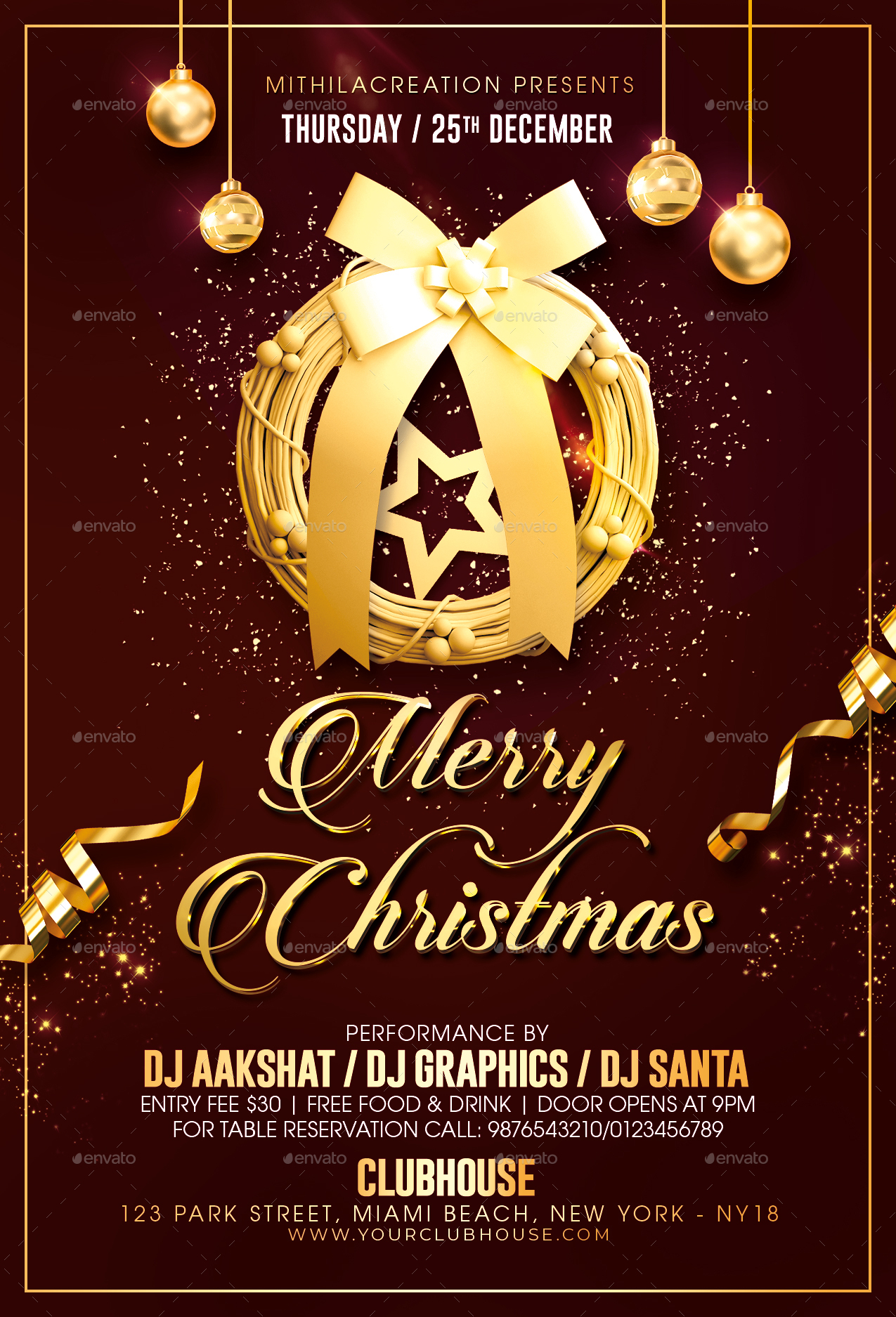 Christmas, Print Templates | GraphicRiver