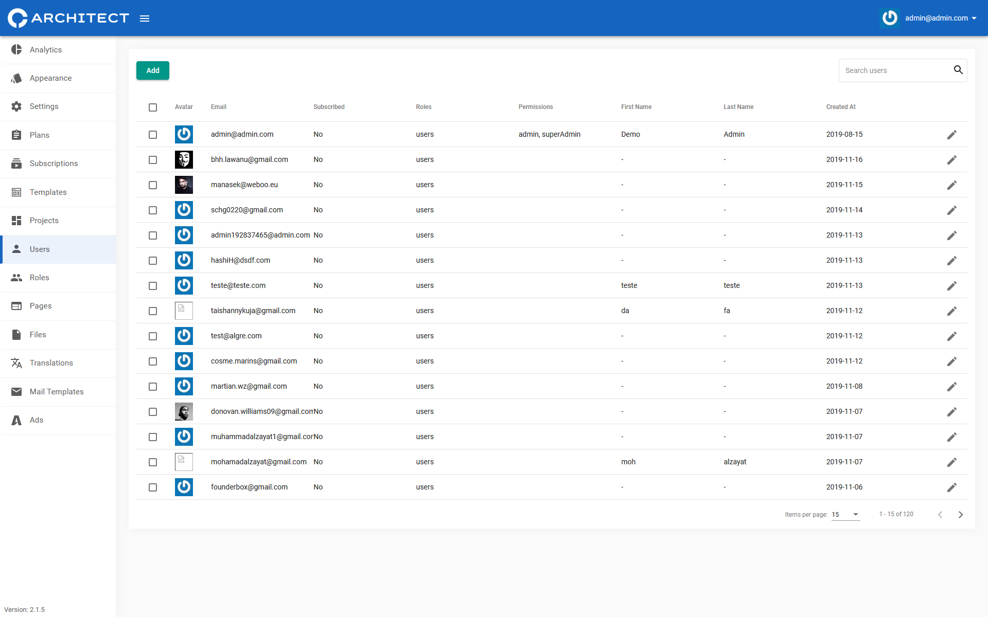 Architect - HTML and Site Builder by Vebto | CodeCanyon
