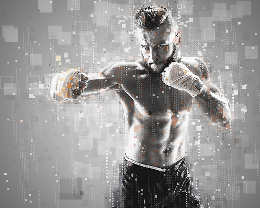 Pixels Poster Photoshop Action, Add-ons | GraphicRiver