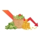 Bad Finance Graph, Vectors | GraphicRiver