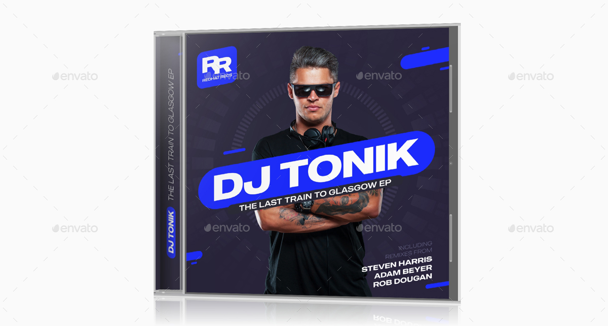 Modern DJ Mix / Album CD Cover Artwork Template, Print Templates ...