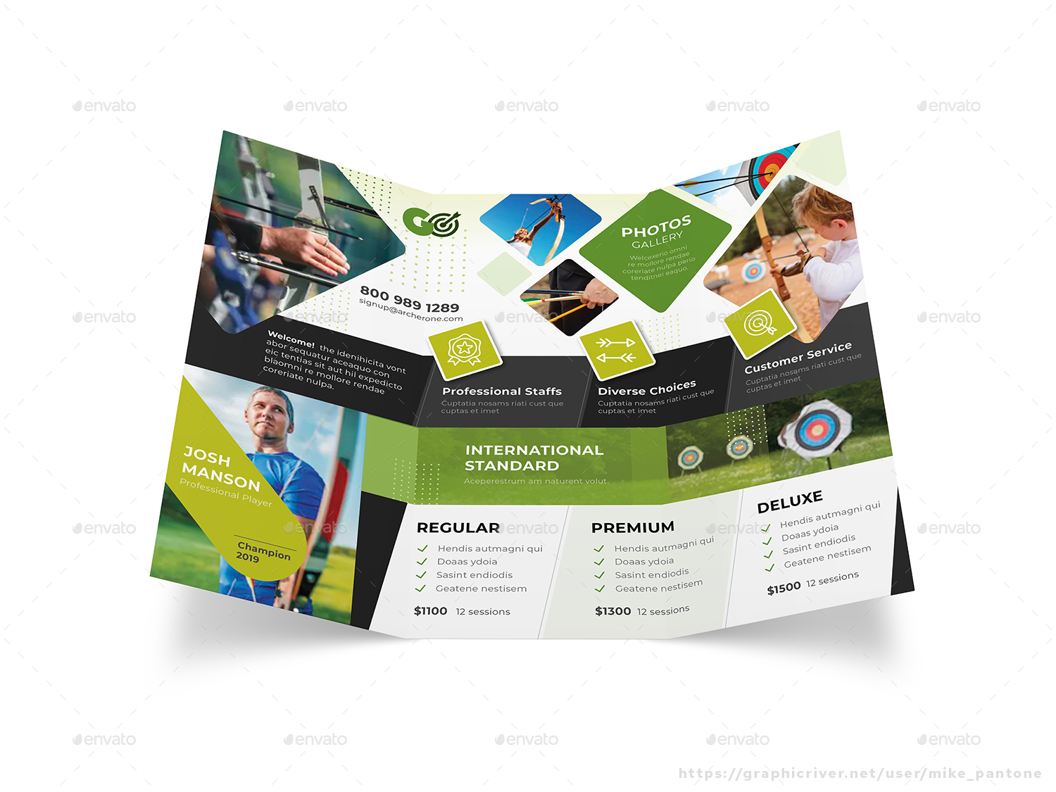 Archery Classes Print Bundle, Print Templates | GraphicRiver