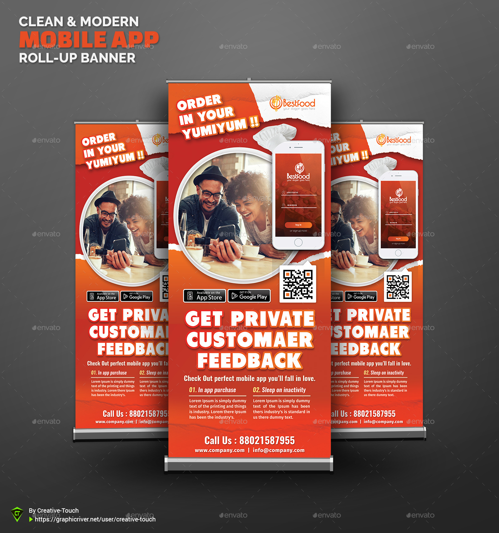 Mobile App Advertising Bundle, Print Templates | GraphicRiver