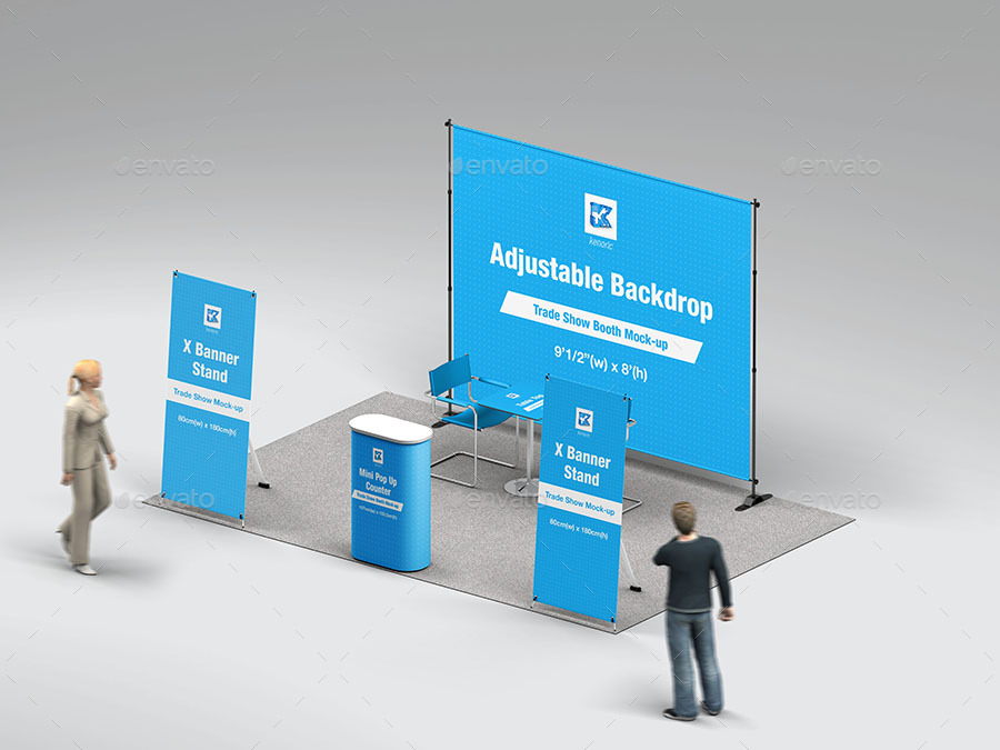 Trade Show Booth Mock-up v3, Graphics | GraphicRiver