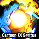 Cartoon Particle Effects Sprites Vol.1, Game Assets | GraphicRiver