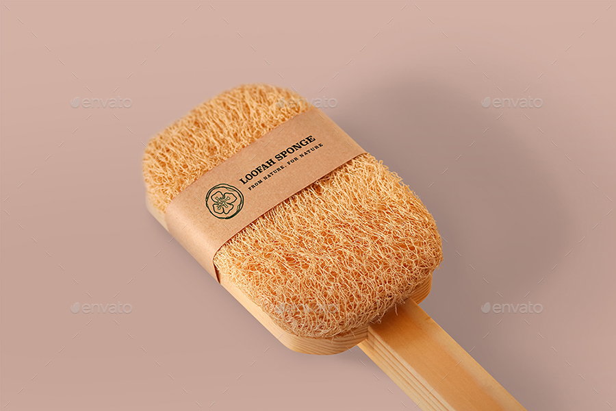 Loofah Sponge PSD Mockup, Graphics | GraphicRiver