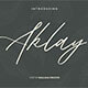 Aklay - Handwritten Font, Fonts | GraphicRiver
