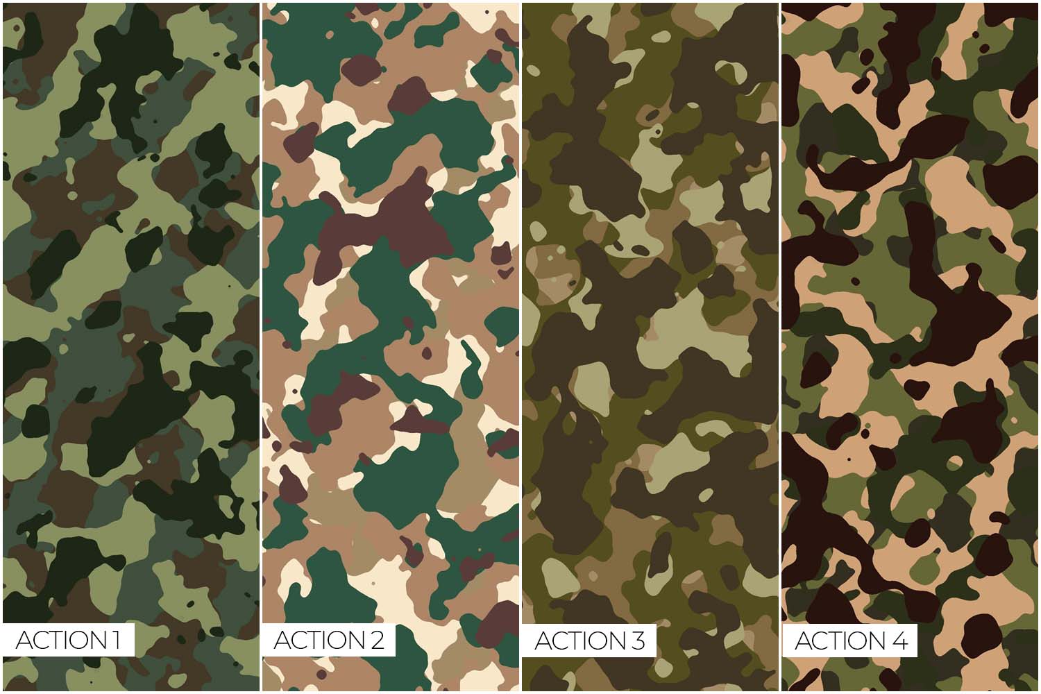 Camouflage Texture Generator - 12 PS Actions Vol.2, Add-ons | GraphicRiver