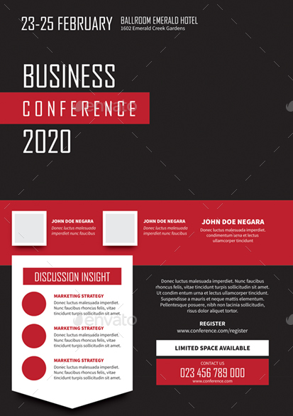 Business Conference, Print Templates | GraphicRiver